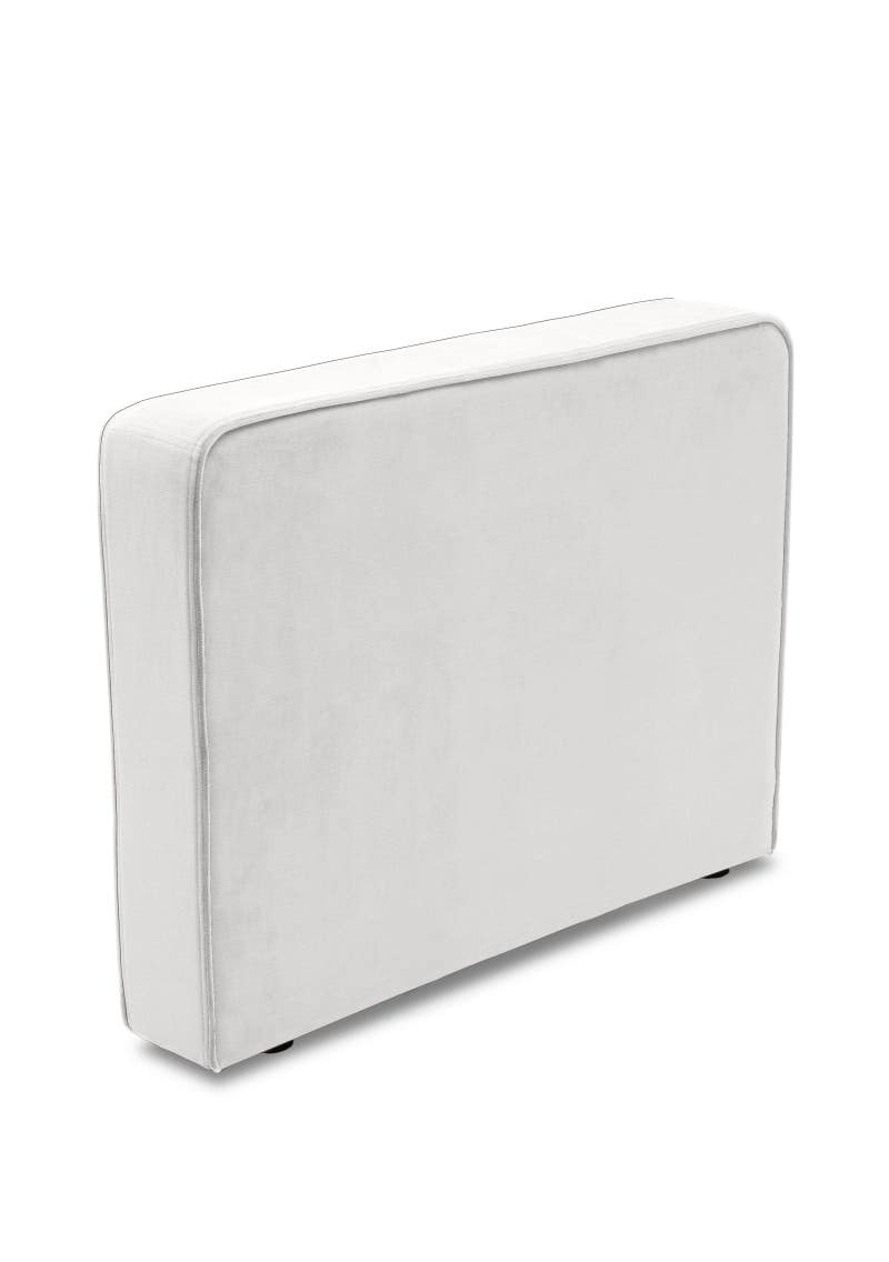 Lovesac - Side Cover: White solid Polylinen CSTM