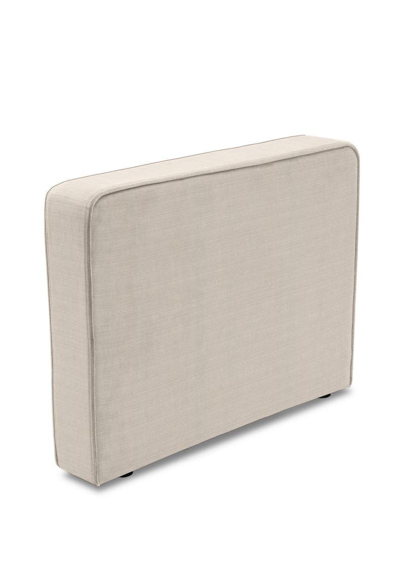 Lovesac - Side Cover: Seashell Solid Polylinen