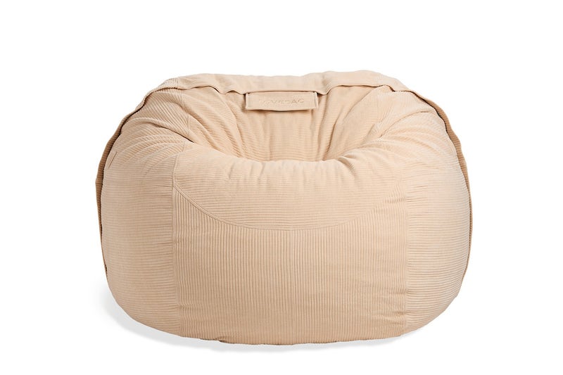 Lovesac - SuperSac Cover: Peach Fuzz Corded Chenille