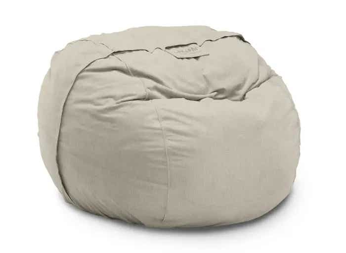 Lovesac - SuperSac Cover: Tan Combed Chenille CSTM
