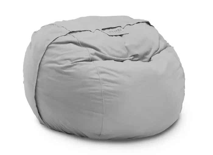 Lovesac - SuperSac Cover: Dove Recycled Faux Linen CSTM