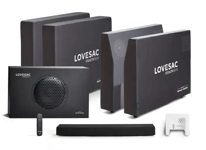 Lovesac - 8 Speaker Angled + Standard Satellite Immersive Sound ...