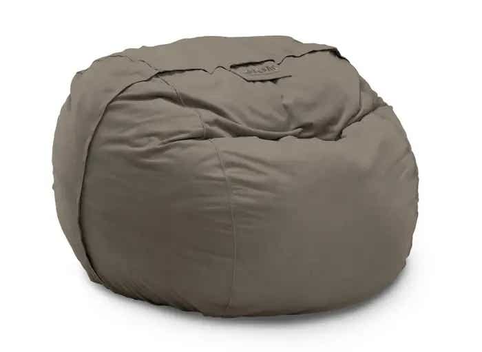 Lovesac - SuperSac Cover: Taupe Combed Chenille CSTM