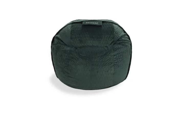 Lovesac - CitySac Cover: Pine Quilted Velvet
